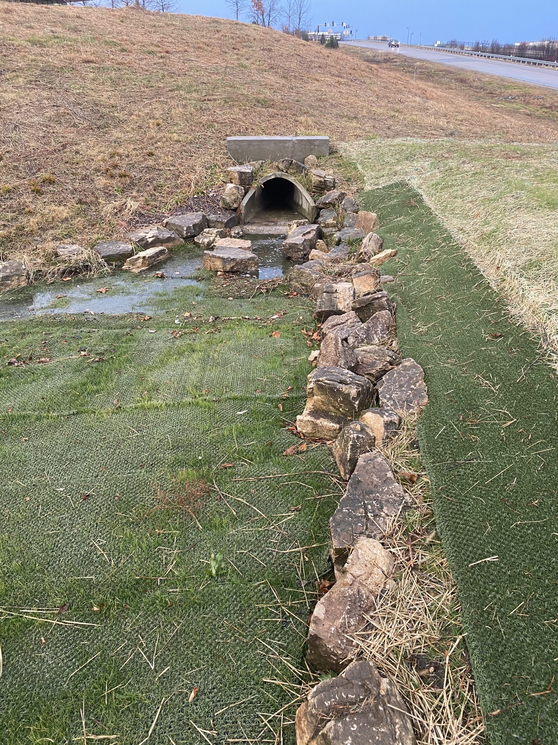 Bio-retention Erosion Solutions - InstaTurf