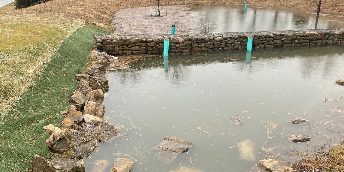 Bio-retention Erosion Solutions - InstaTurf